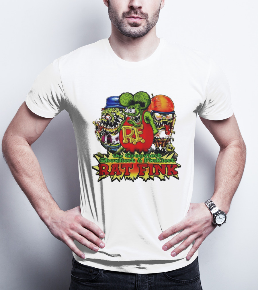 Grooviest Ghouliest Finkiest Rat Fink R.F. T-Shirt