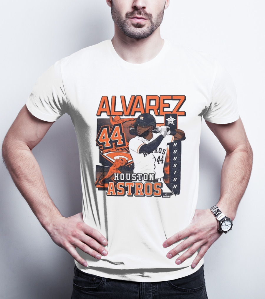 Yordan Alvarez 44 Houston Astros Player Edition MLB T-Shirt