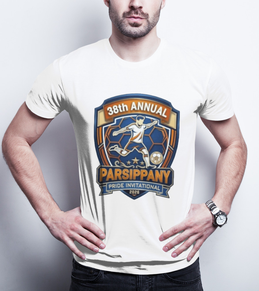 38th Annual Parsippany Pride Invitational 2026 Soccer Event T-Shirt