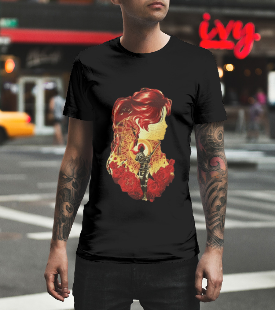 Rose Of Versailles Oscar Francois De Jarjayes Anime Manga Roses T-Shirt