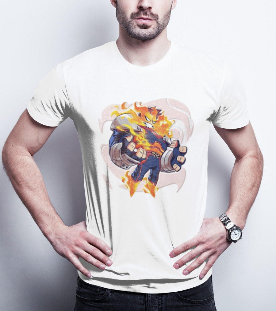 Endeavor My Hero Academia Fiery Flame T-Shirt