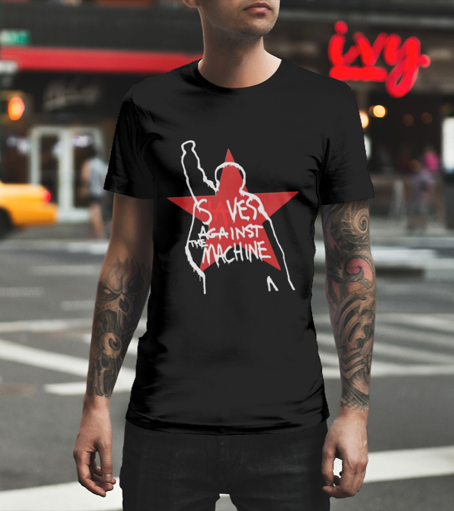 Saves Against The Machine Red Star T-Shirt