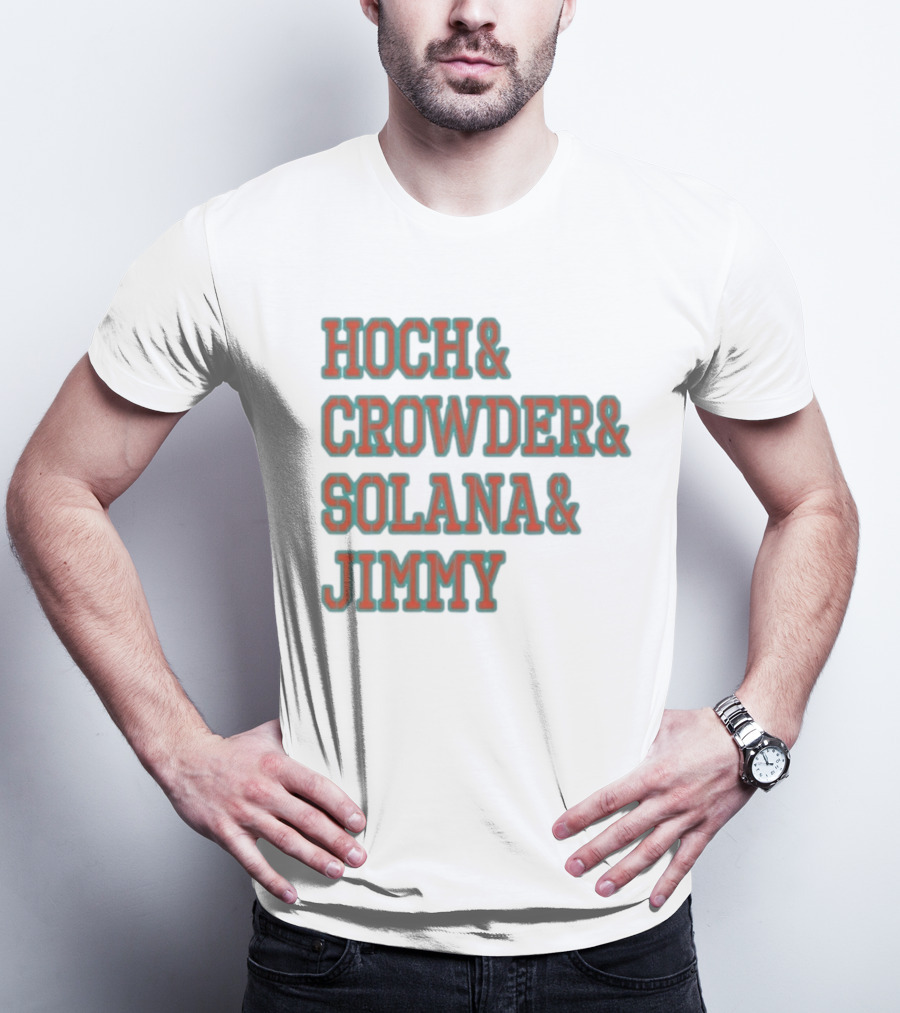 Hoch Crowder Solana Jimmy Miami Radio Show Merchandise T-Shirt