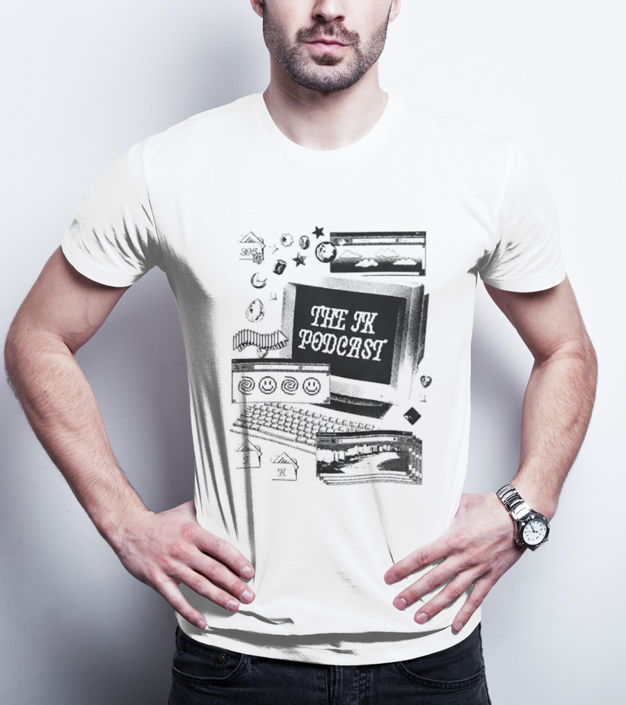The JK Podcast 305 Computer Y2K Nostalgia Vintage Tech T-Shirt