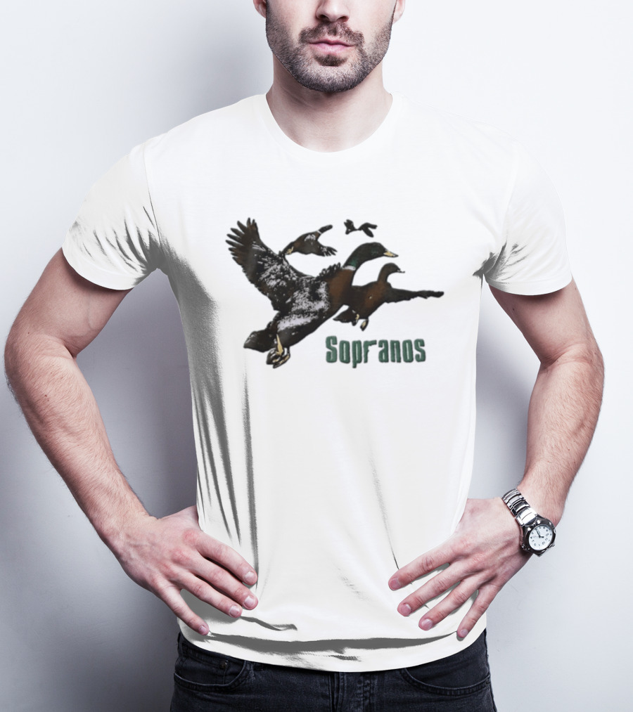Sopranos Ducks Flying Scene Iconic TV Show Moment T-Shirt