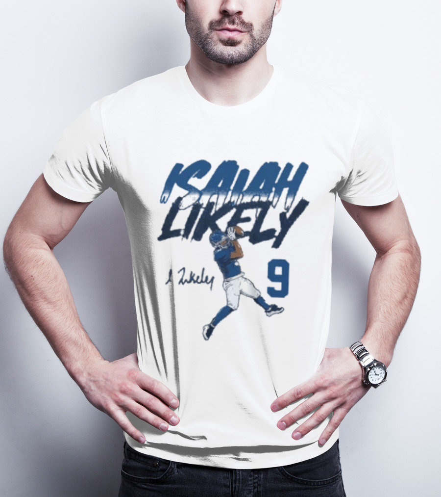 Isaiah Likely Catch Pose 9 New York Giants T-Shirt