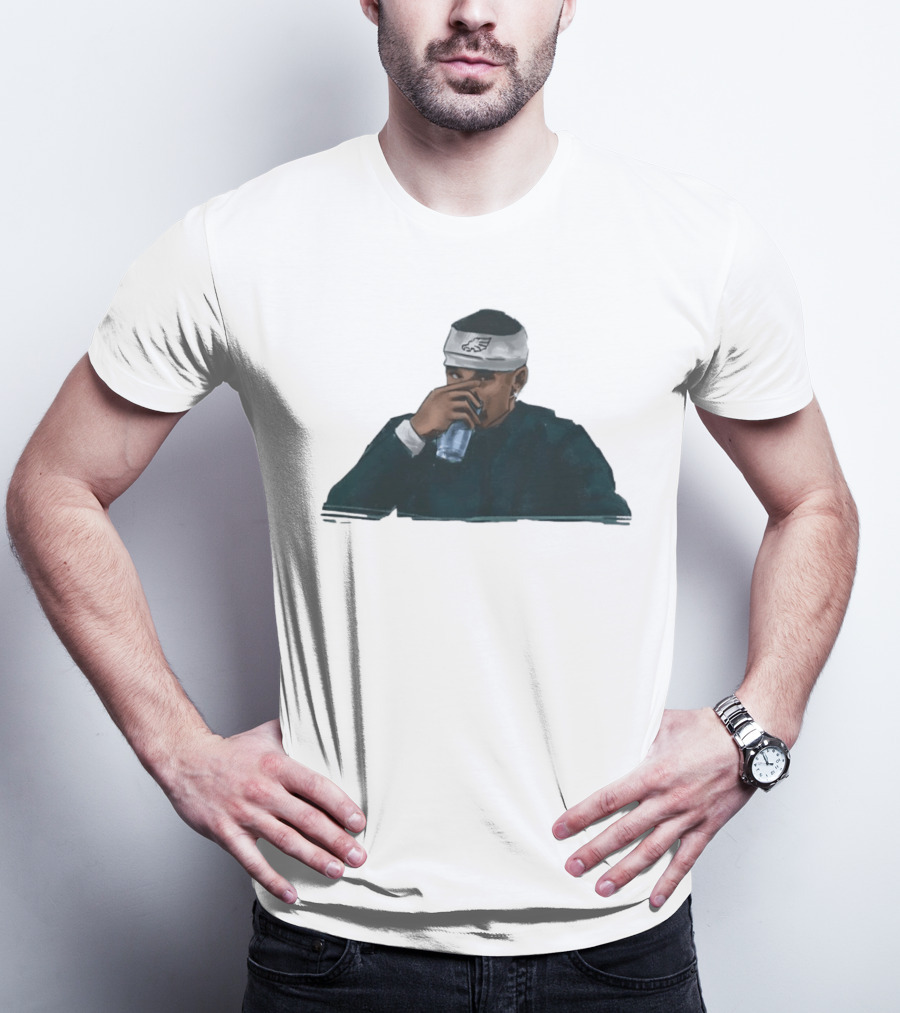 Philadelphia Eagles Jalen Hurts Hydration Headband T-Shirt