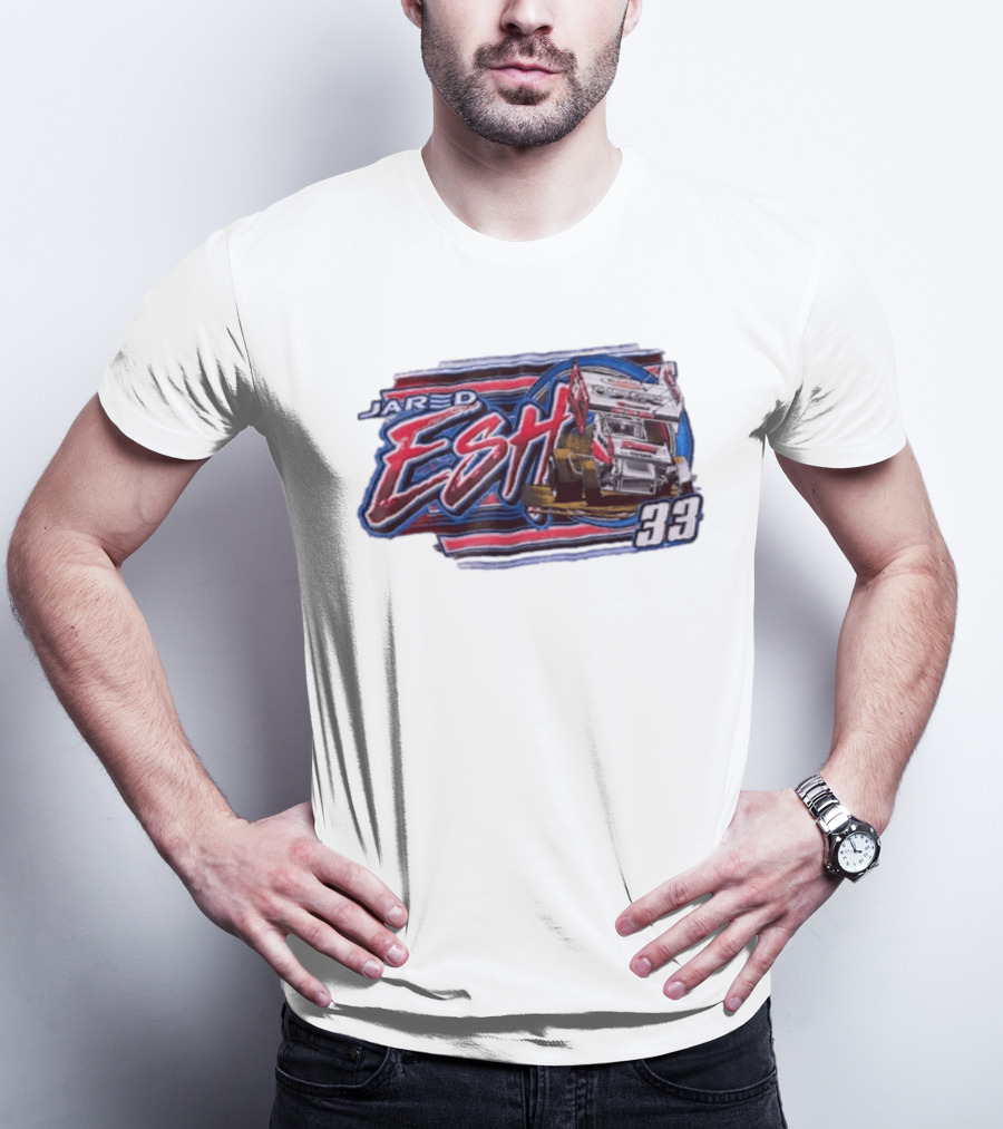 Jared Esh 33 Sprint Car Racing Ezra's Point Competition T-Shirt