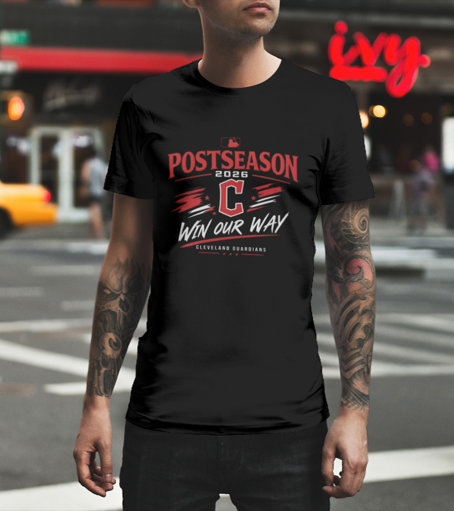 Cleveland Guardians 2026 Postseason Win Our Way MLB T-Shirt