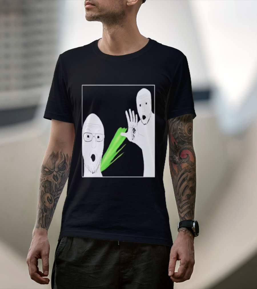 Soyjak Pointing Meme Wholesome Internet Reaction T-Shirt