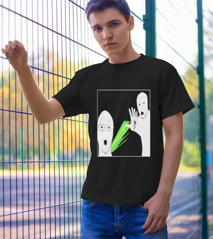 Soyjak Pointing Meme Wholesome Internet Reaction T-Shirt