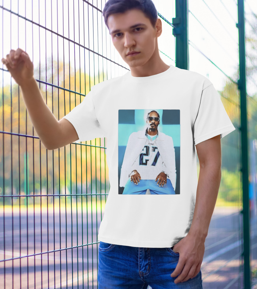 Tennessee Titans 27 Jersey Worn By Snoop Dogg T-Shirt