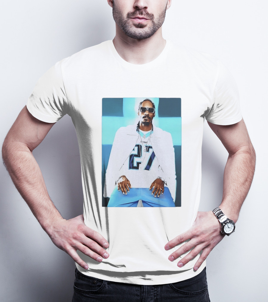 Tennessee Titans 27 Jersey Worn By Snoop Dogg T-Shirt