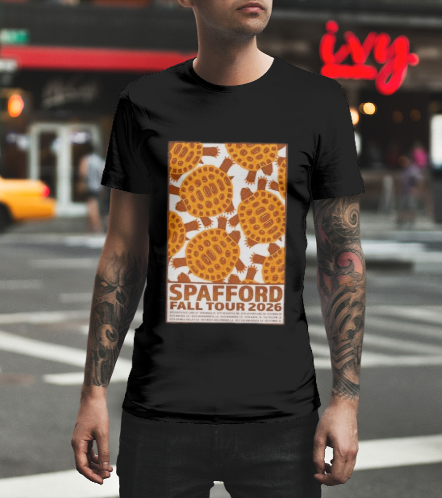 Spafford Fall Tour 2026 Turtles And Tour Dates T-Shirt