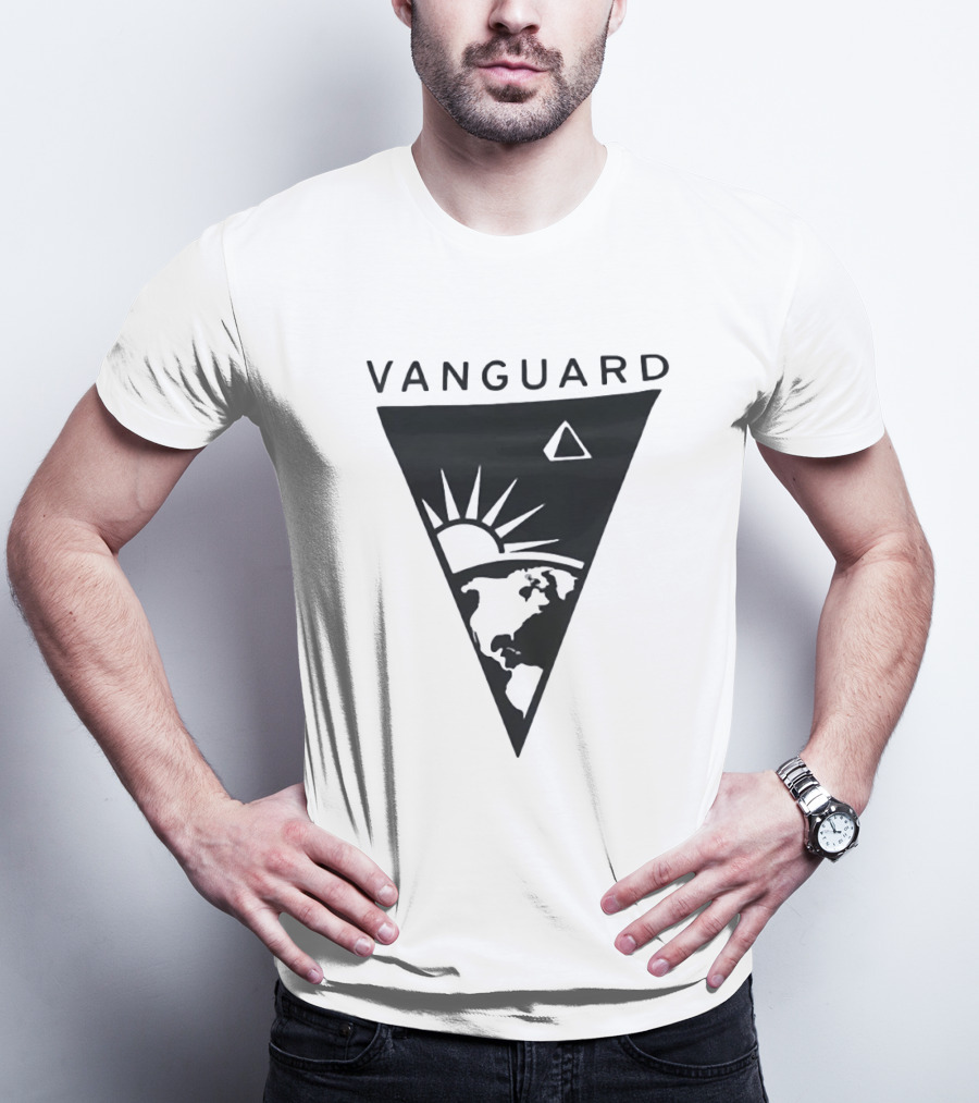 Vanguard Earth Sun Triangle Minimalist Earth Sun T-Shirt
