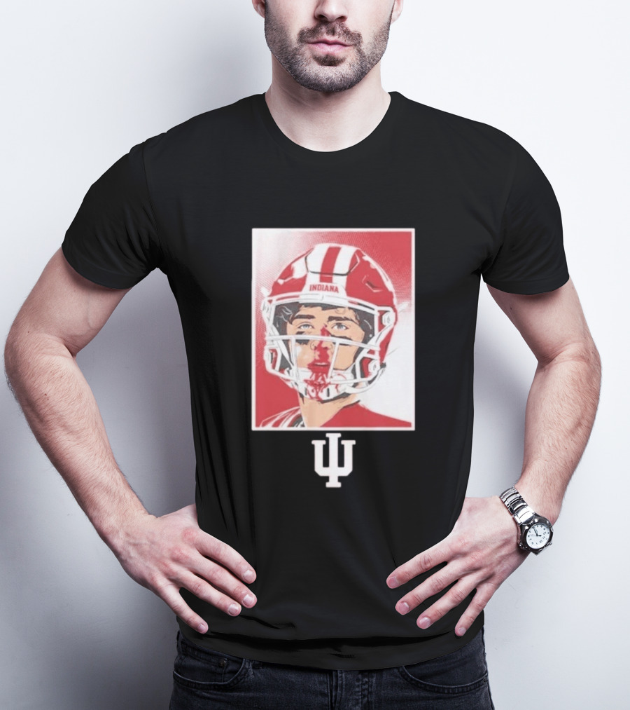 Josh Hoover Indiana Hoosiers Football Bloody Face T-Shirt