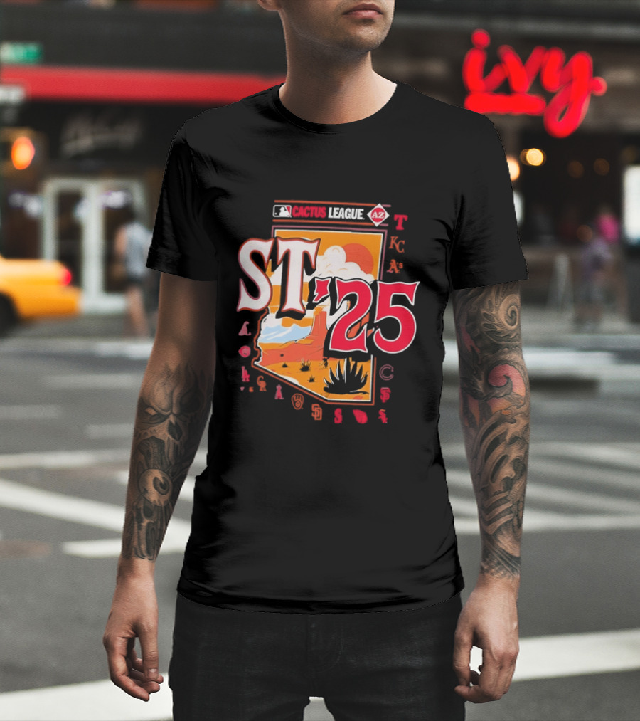 Cactus League 2025 Arizona Spring Training MLB AZ ST'25 T-Shirt