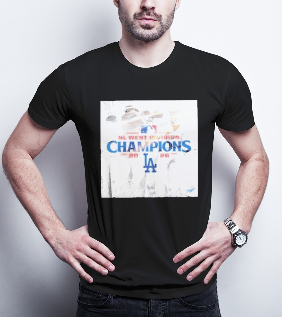 NL West Division Champions 2026 LA Dodgers MLB T-Shirt