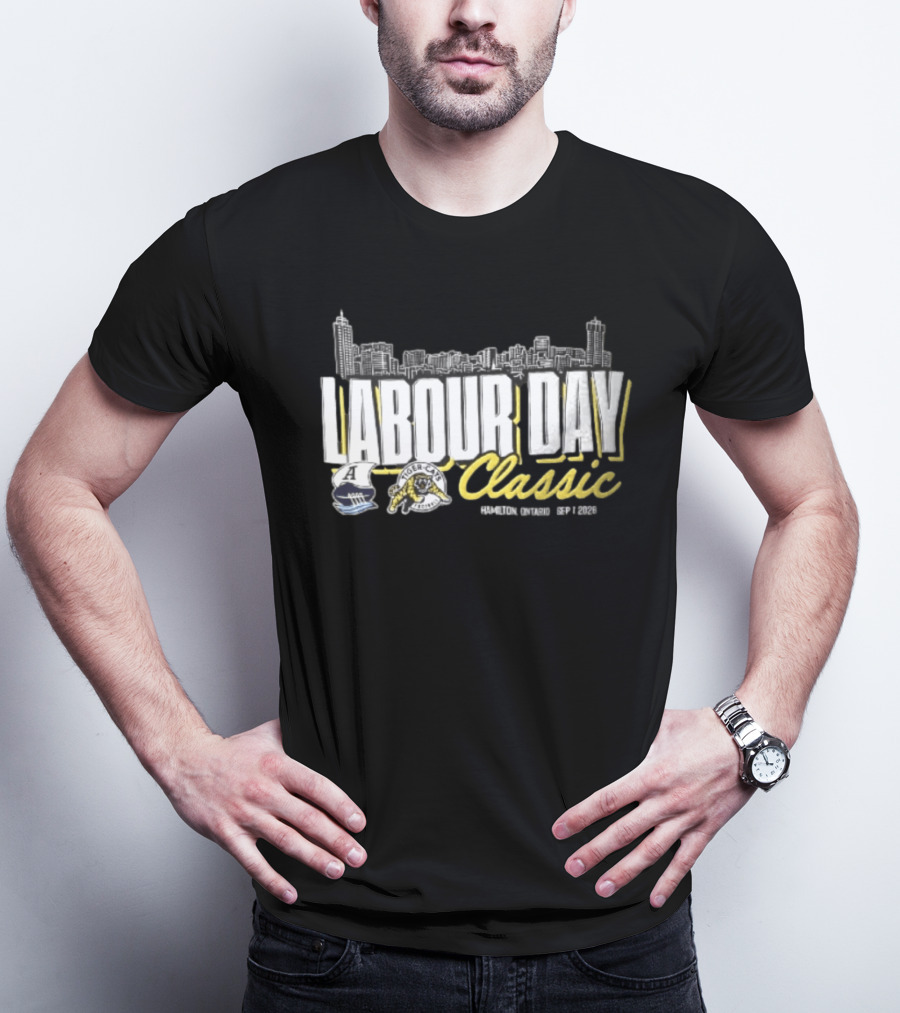 Toronto Argonauts Hamilton Tiger Cats Labour Day Classic 2026 Skyline Event T-Shirt