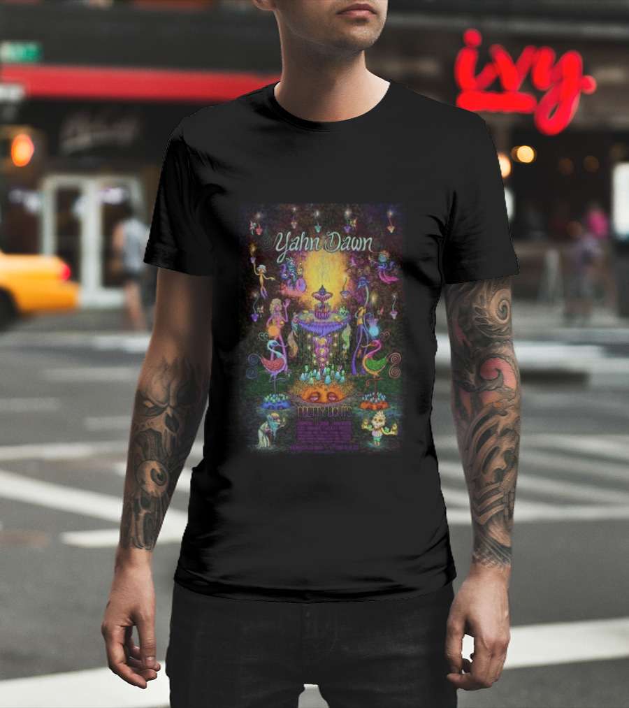 Pretty Lights Yahn Dawn 09.18.2026 Limited Festival Buena Vista Colorado Psychedelic Artistry T-Shirt