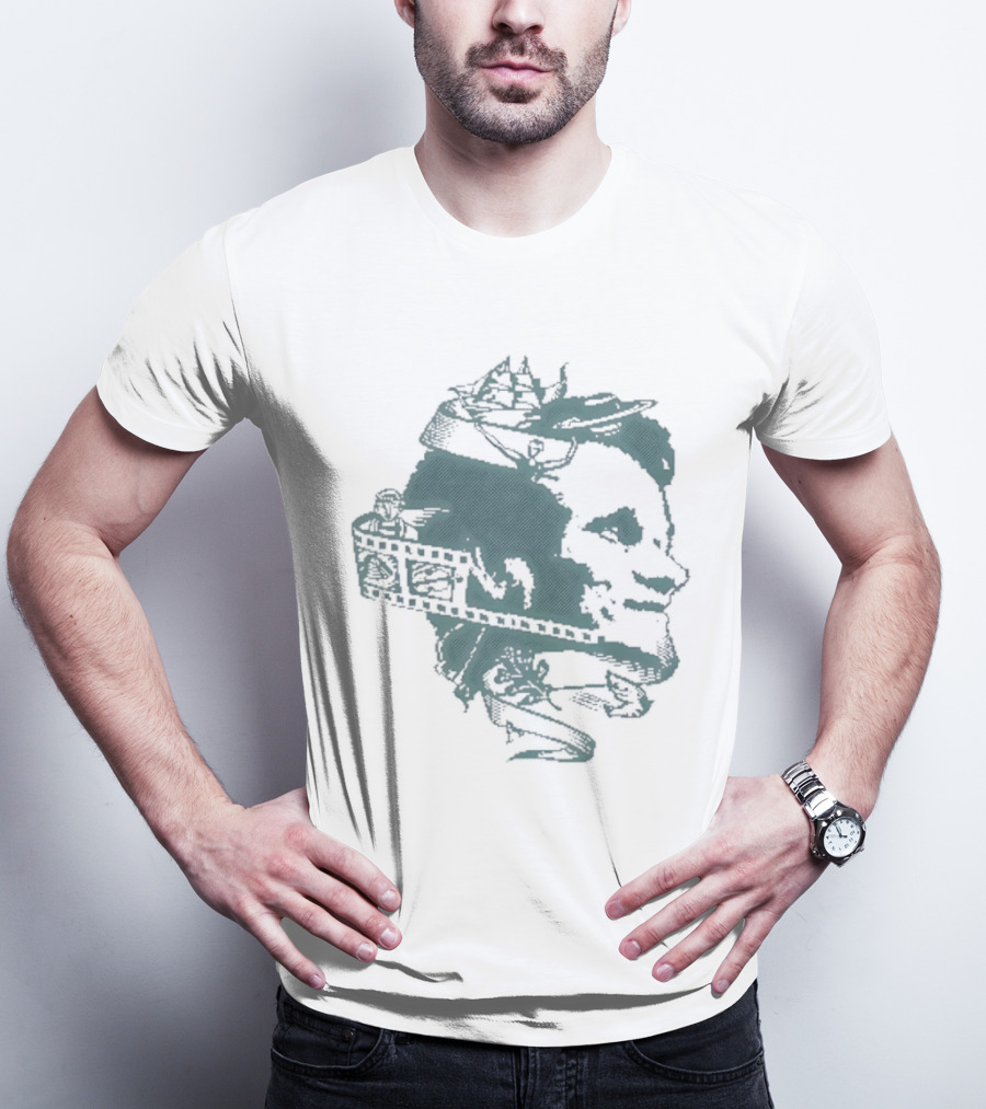 Abraham Lincoln Nautical Film Reel Image T-Shirt
