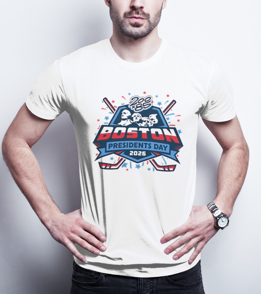 Boston Presidents Day 2026 200×85 Tournament Series T-Shirt