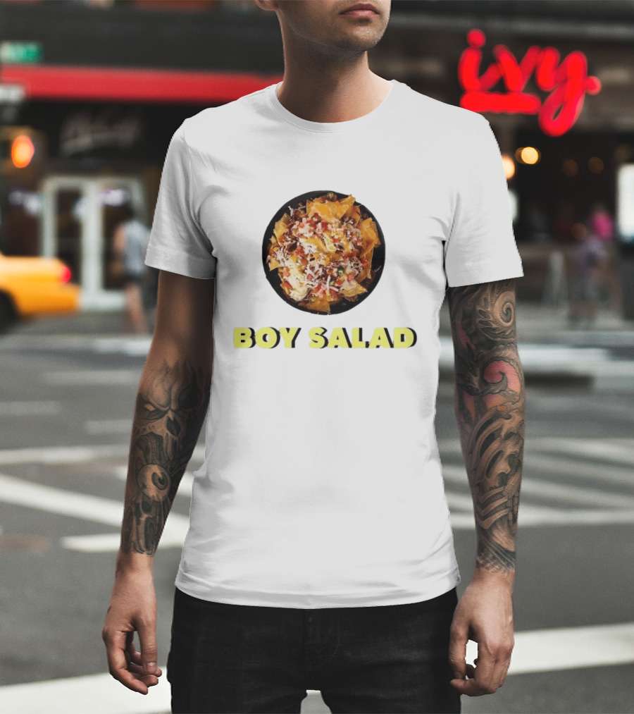 Boy Salad Nachos Snack Meme Food T-Shirt