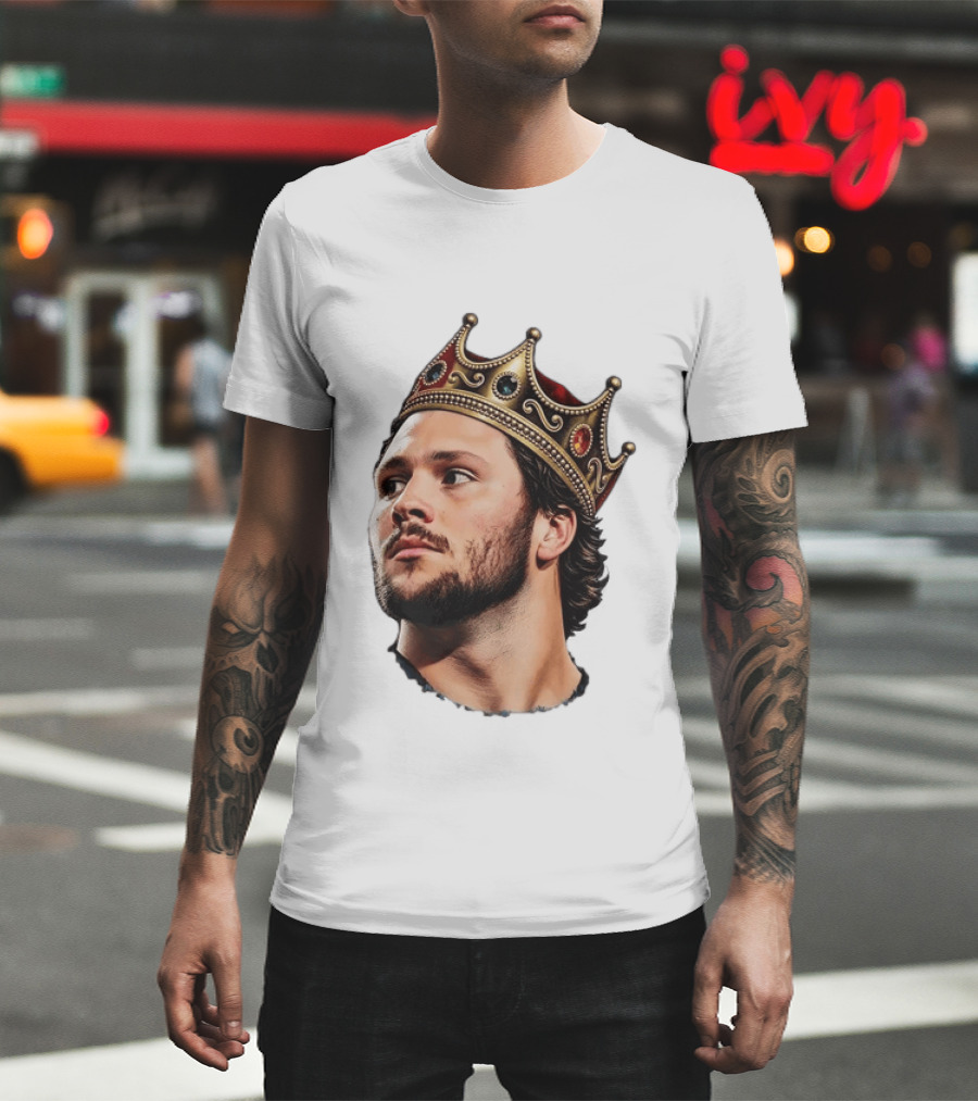 Josh Allen Buffalo Bills King Crown Football T-Shirt