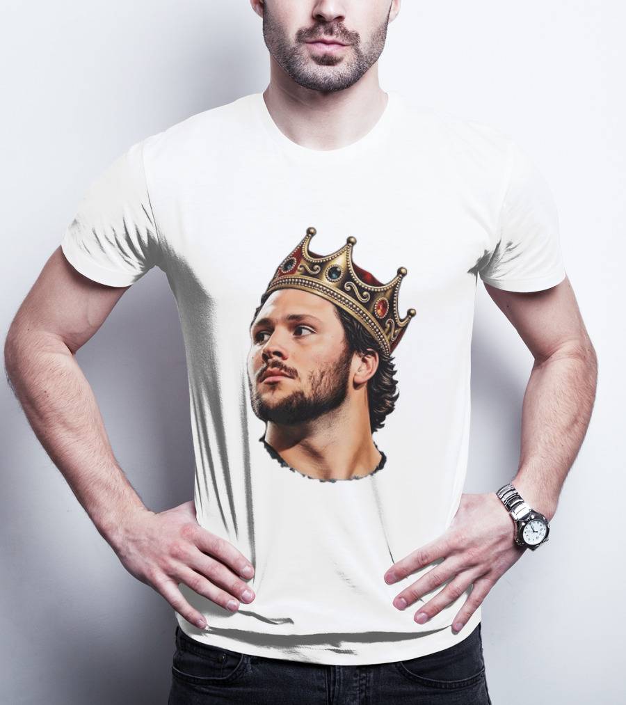Josh Allen Buffalo Bills King Crown Football T-Shirt
