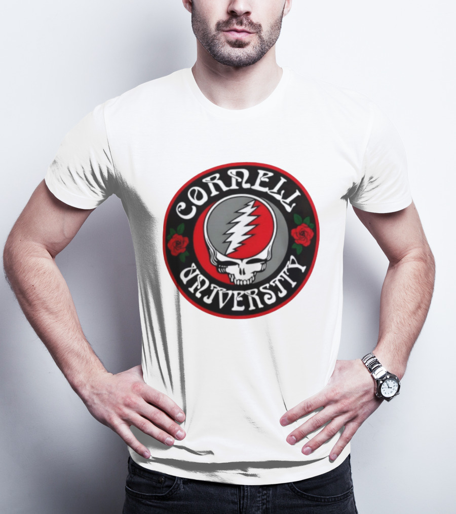 Cornell University Grateful Dead Steal Your Face Roses 2026 T-Shirt