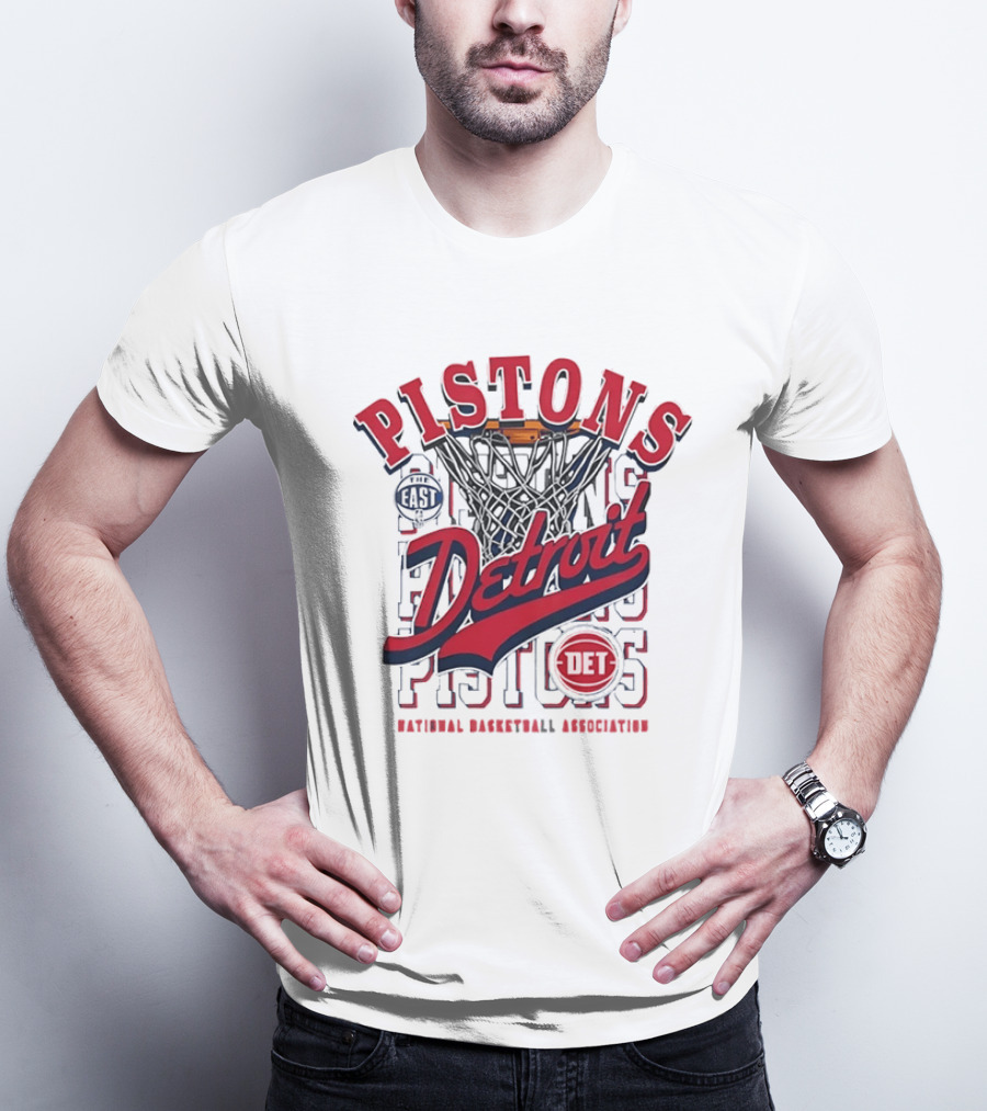 Detroit Pistons The East National Basketball Association Basketball T-Shirt