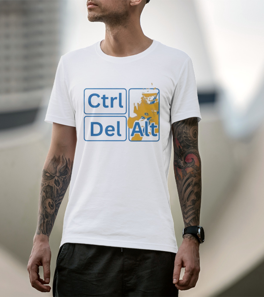Los Angeles Football Ctrl Del Alt Gaming Keyboard Sports T-Shirt
