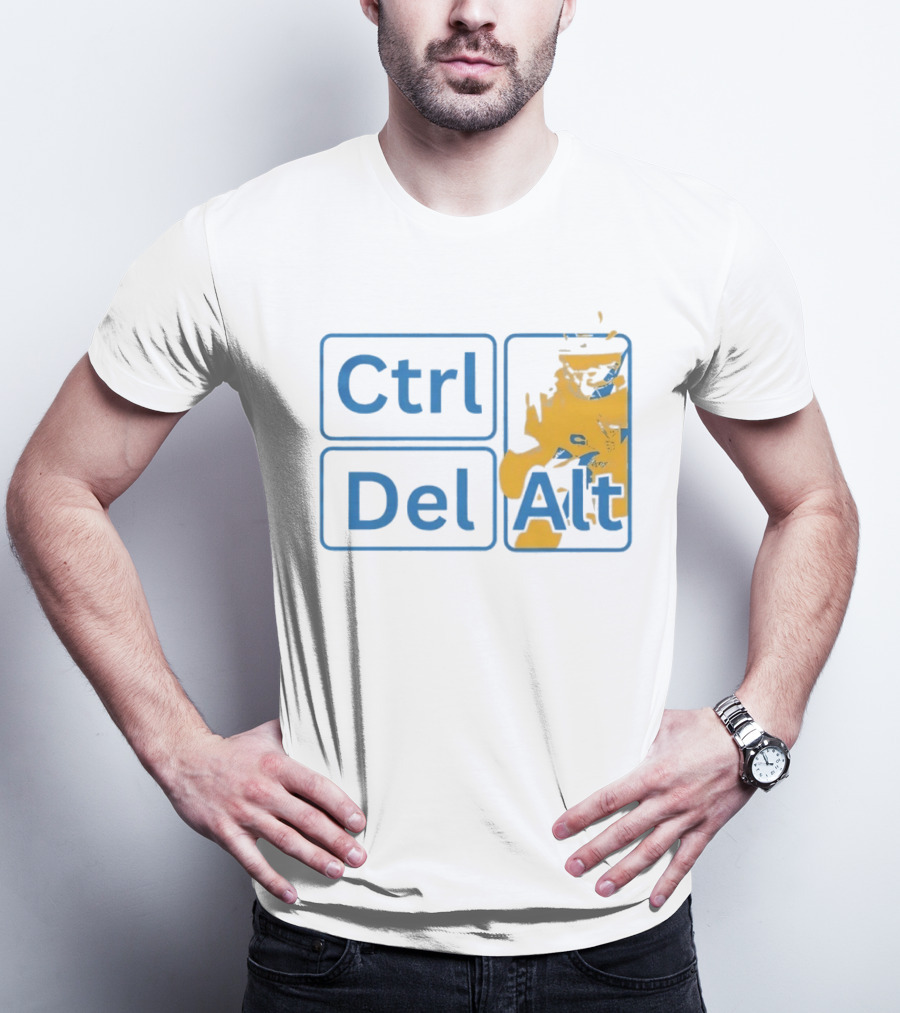 Los Angeles Football Ctrl Del Alt Gaming Keyboard Sports T-Shirt
