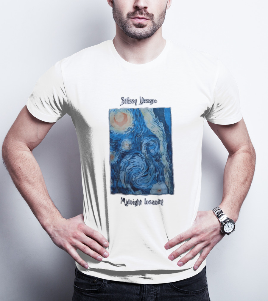Stüssy Midnight Insanity The Starry Night T-Shirt