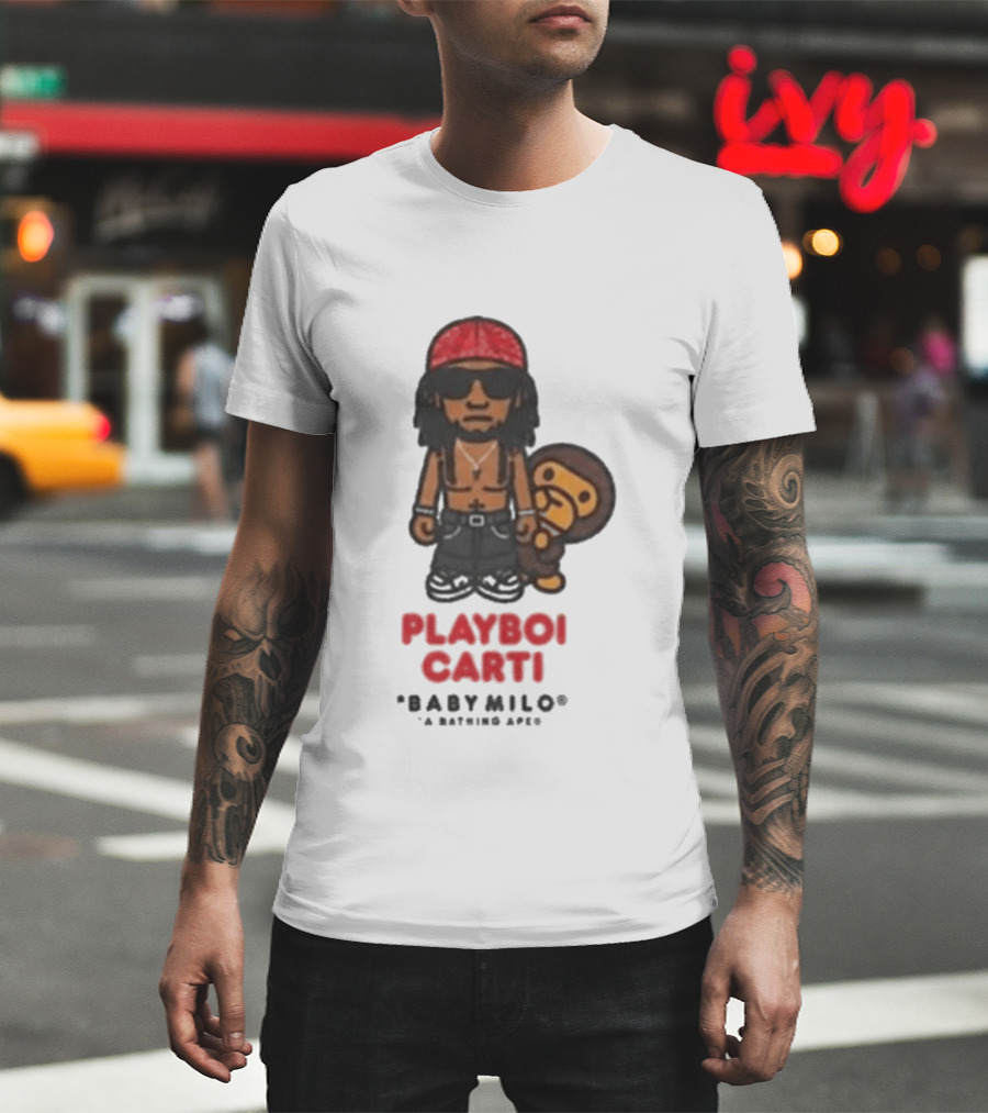 Playboi Carti Baby Milo A Bathing Ape Collaboration T-Shirt