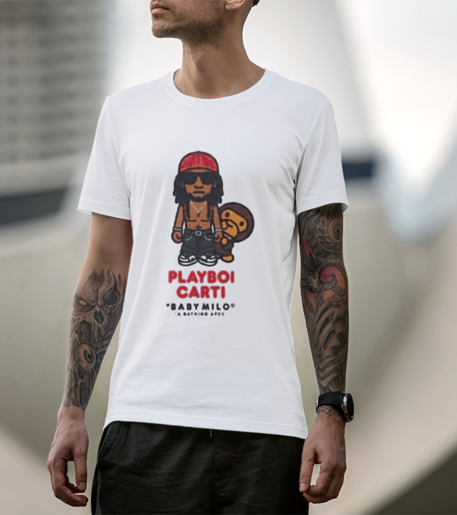 Playboi Carti Baby Milo A Bathing Ape Collaboration T-Shirt