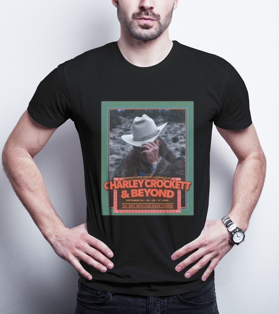 Charley Crockett & Beyond Kentucky Expo Center Louisville KY September 24 27 2026 Oak Stage Event T-Shirt