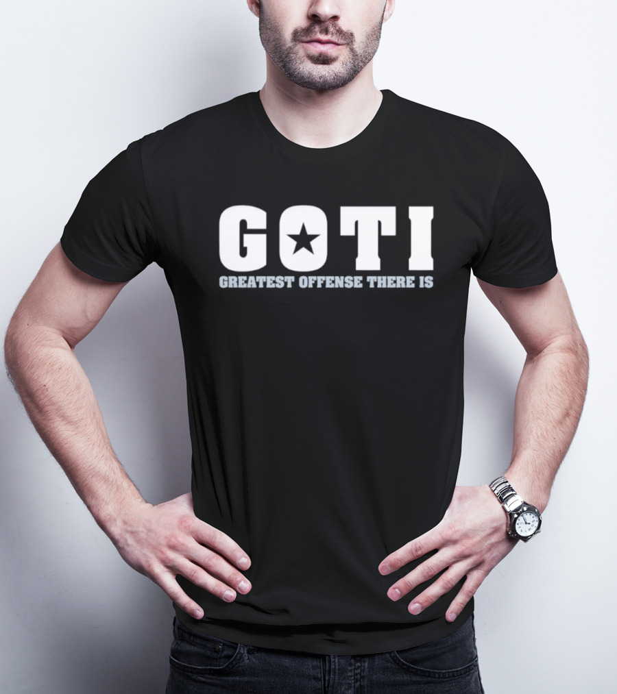 Goti Star Icon Greatest Offense There Is Football T-Shirt