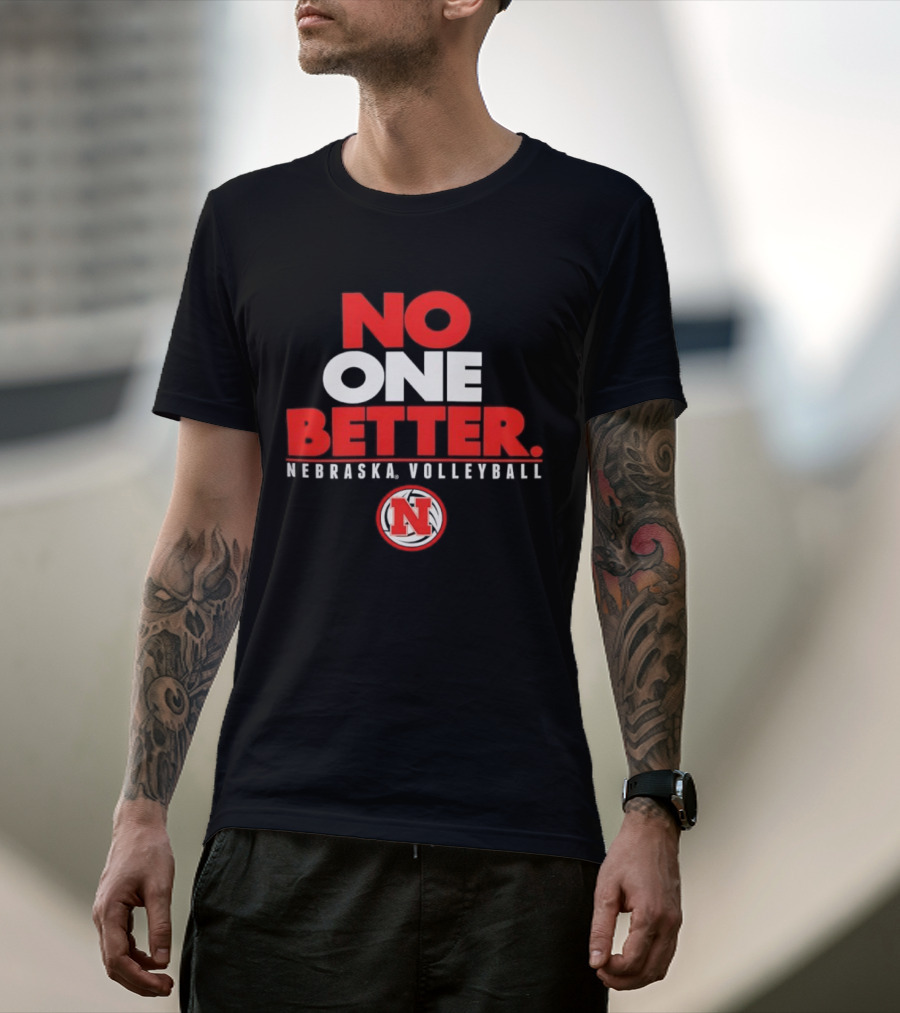No One Better Nebraska Volleyball N T-Shirt