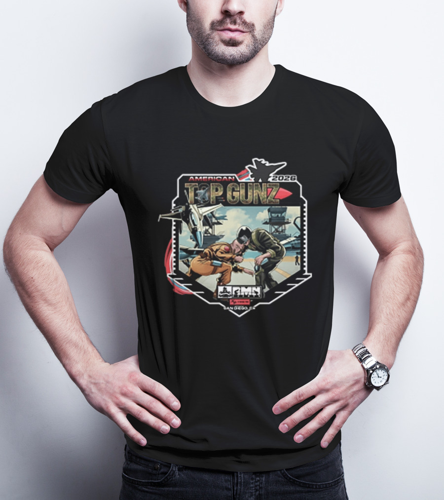 RMN Events American Top Gunz 2026 Fighter Jets San Diego T-Shirt
