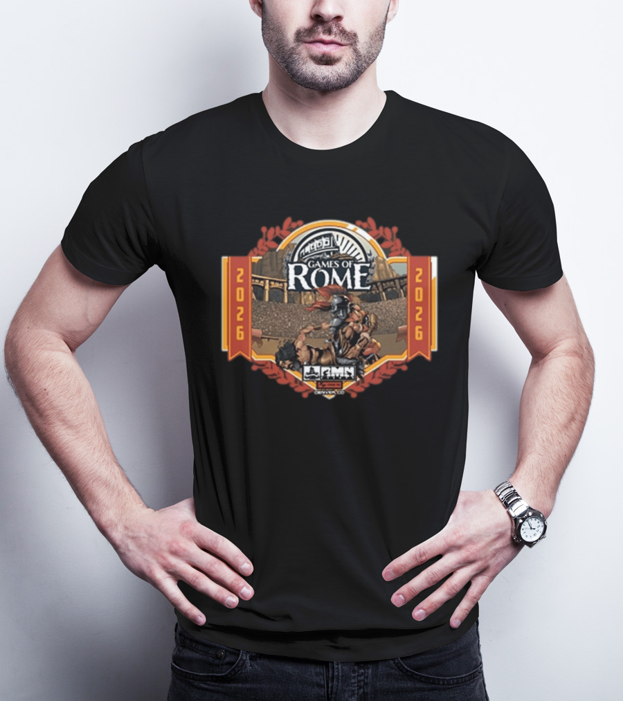 RMN Events Games Of Rome 2026 Gladiator Arena T-Shirt