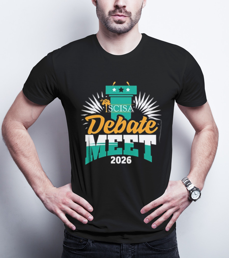 SCISA Debate Meet 2026 Podium Stars Event T-Shirt