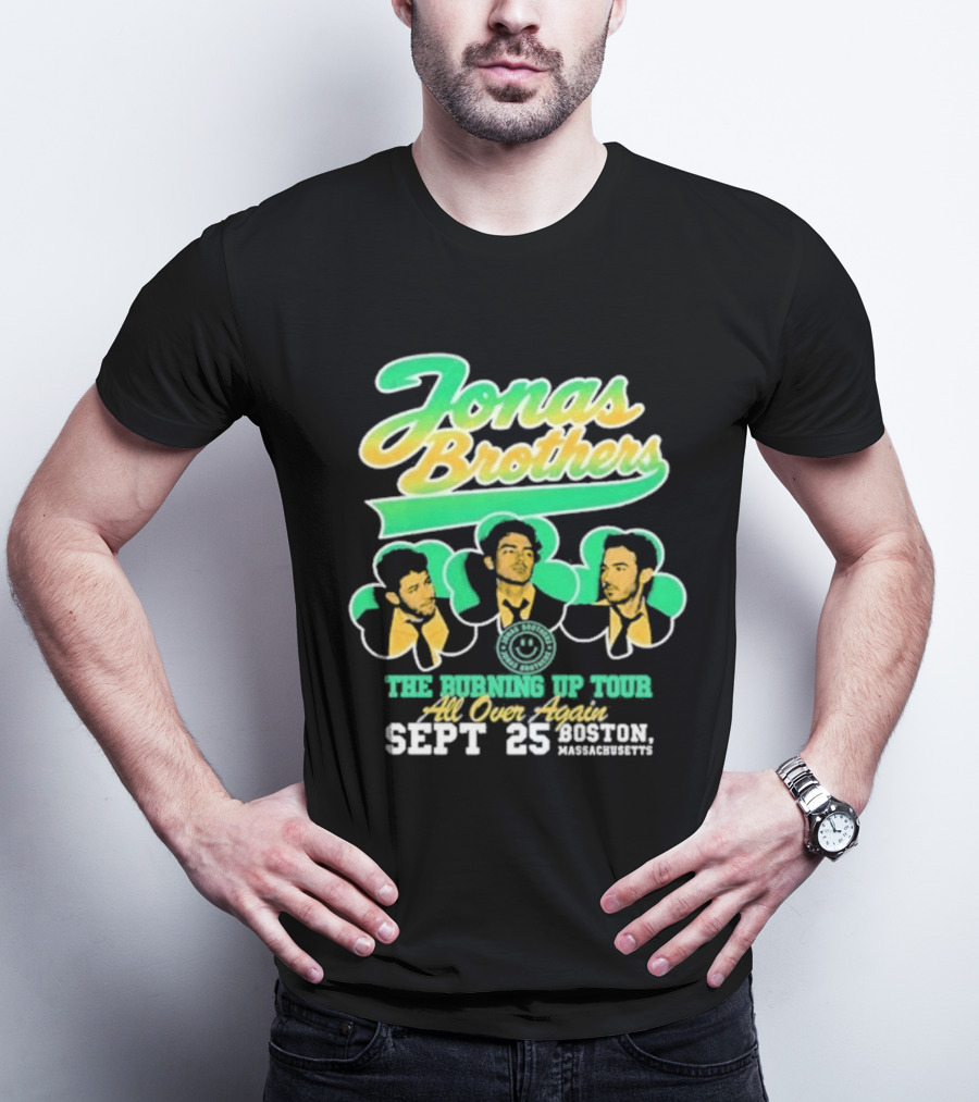 Jonas Brothers The Bringing Up Tour All Over Again Sept 25 Boston Massachusetts T-Shirt