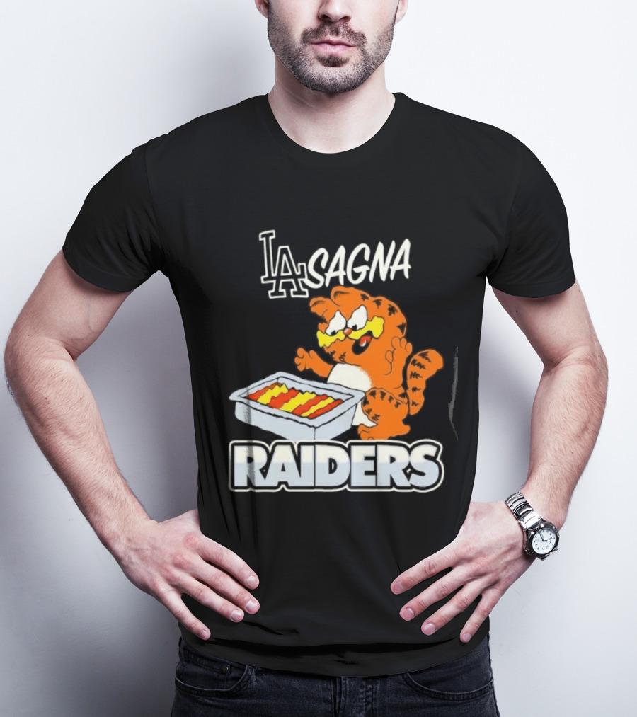 LA Lasagna Cat Raiders T-Shirt
