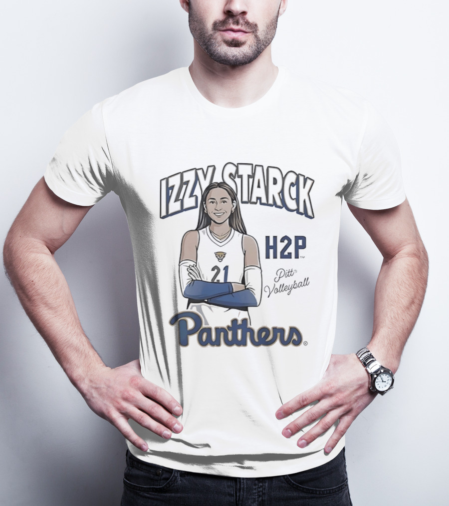 Izzy Starck Panthers 21 Pitt Volleyball H2P T-Shirt