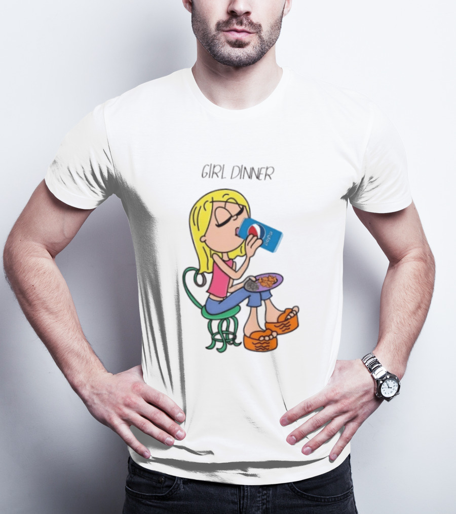Lizzie McGuire Y2K Girl Dinner Pepsi Retro Fashion T-Shirt