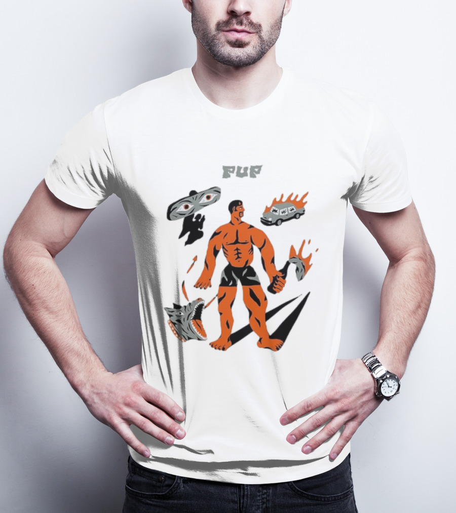 Pup Band Punk Rock Alternative Music Fire Eyed Van And Warrior Scene T-Shirt