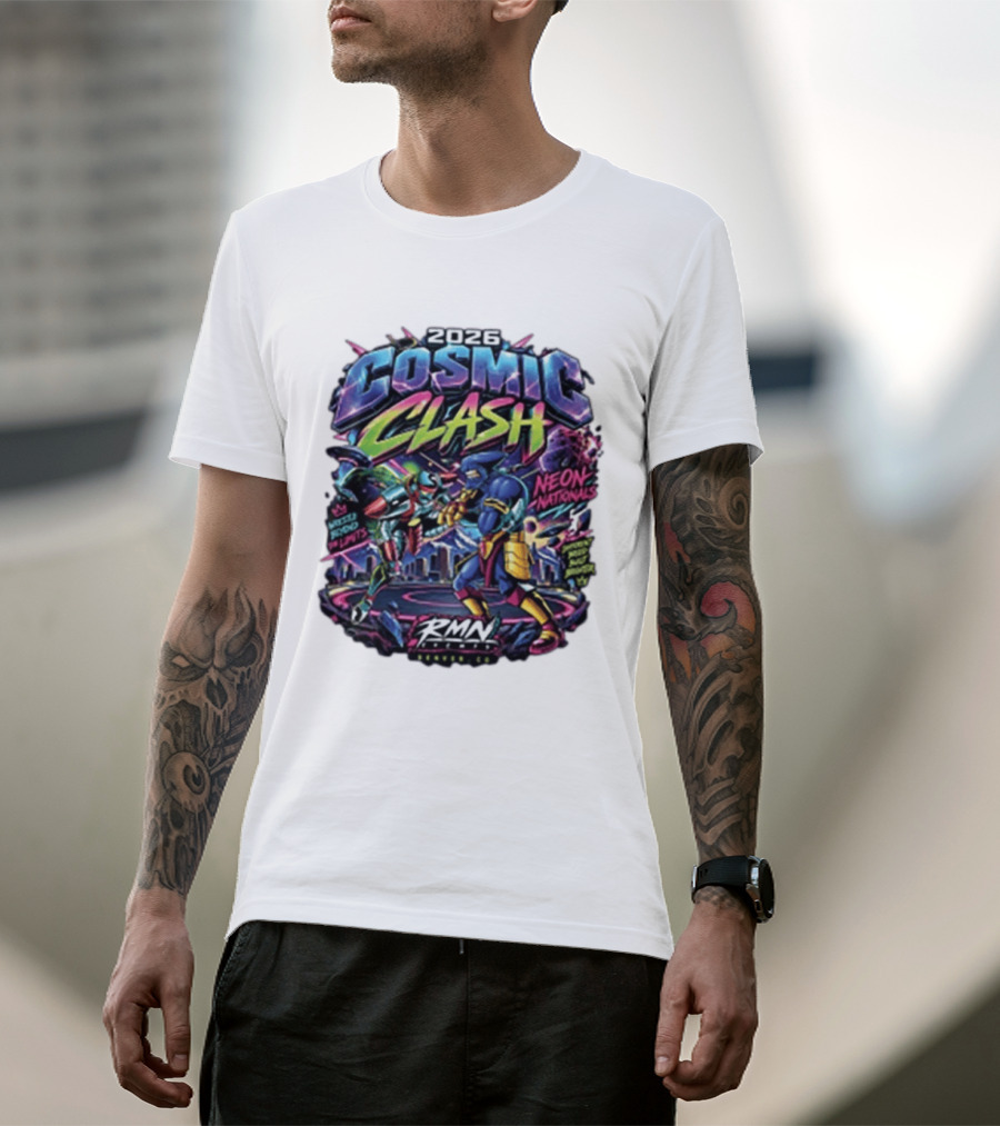 2026 Cosmic Clash Neon Nationals RMN Events T-Shirt