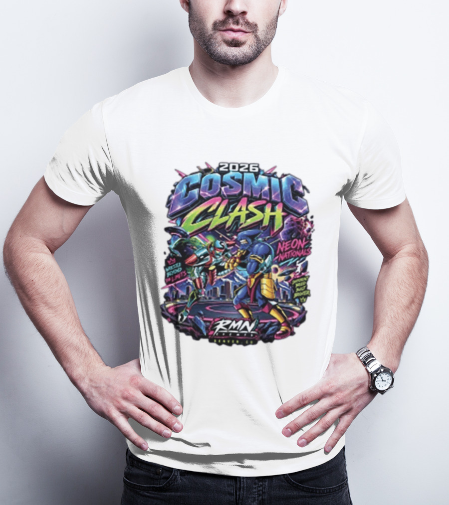2026 Cosmic Clash Neon Nationals RMN Events T-Shirt