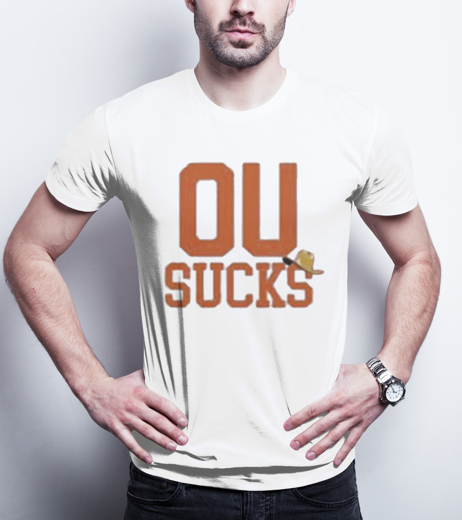 OU Sucks Texas Longhorn Rivalry T-Shirt